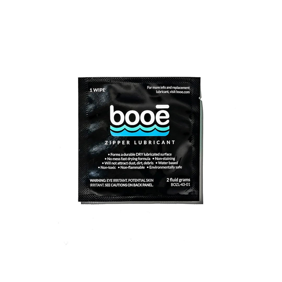 Booe Zipper Lubricant Wipe - 10 Pack – Black Flag Outfitters